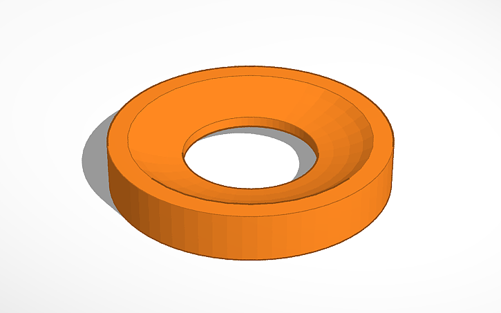 3D design Spray Paint safety ring. | Tinkercad
