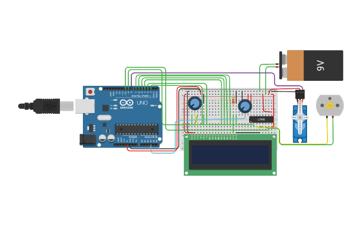 Circuit design 5.MOTORDC | Tinkercad Circuit design 5.MOTORDC | Tinkercad
