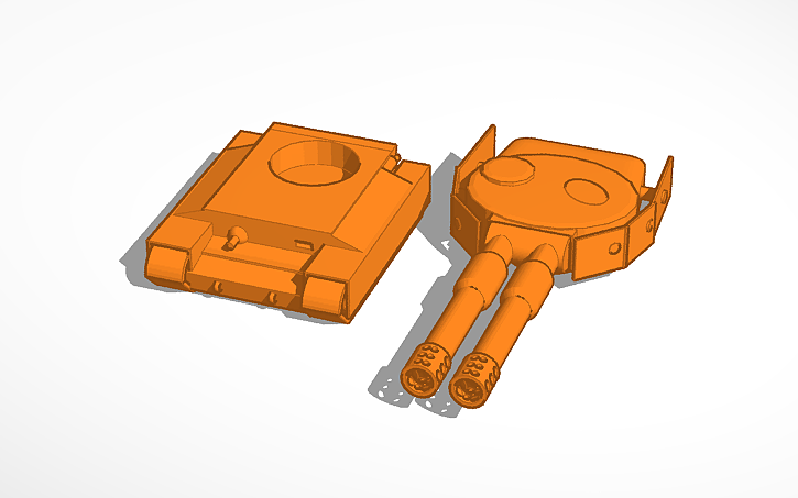 3D design XM-808 PROTOTYPE HEAVY TANK | Tinkercad