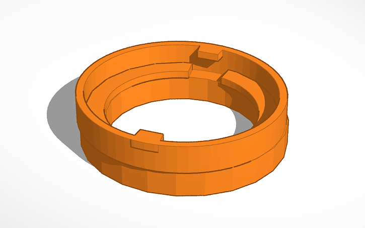 3D design Beyblade tube frame Defense type | Tinkercad