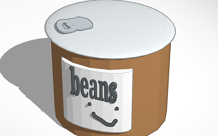 3D design Beans - Tinkercad