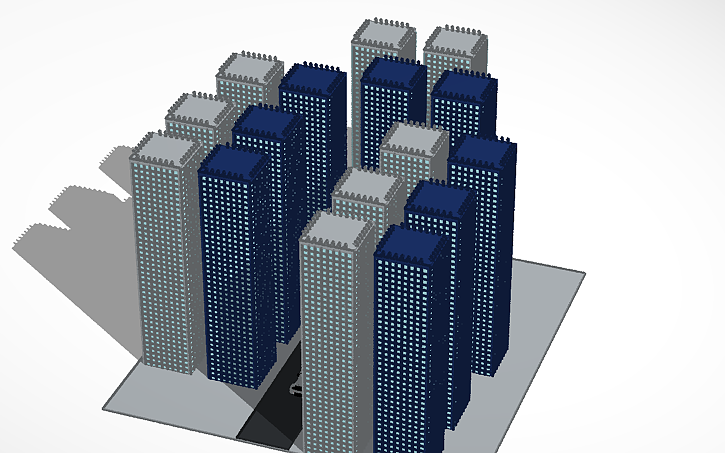 3D design City - Tinkercad