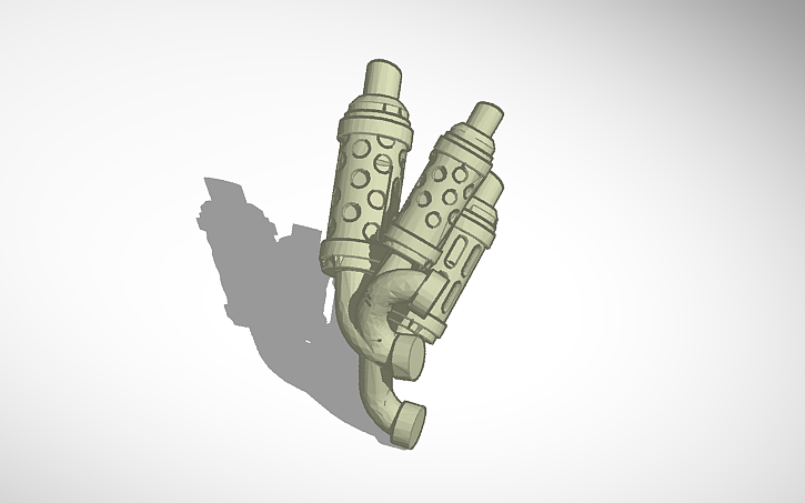 3D design Ork Warwagon Exhaust 1 | Tinkercad