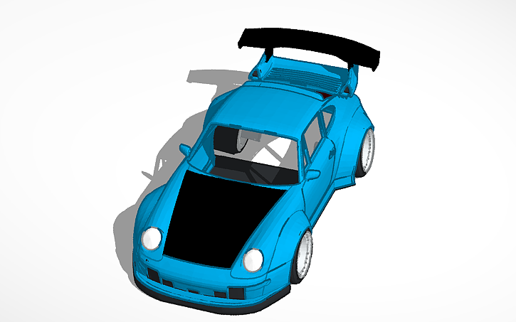 3D design Porsche 911 930 Rauh-Welt Begriff (WIP) - Tinkercad
