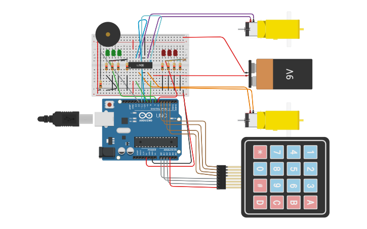 Circuit design Lab 7 - Tinkercad