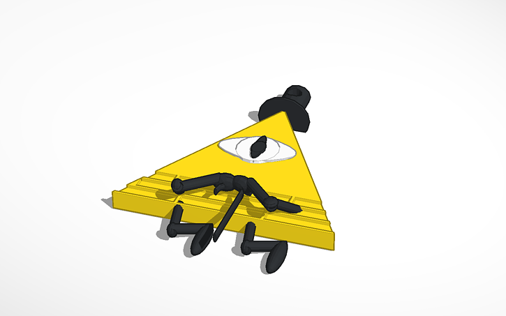 3d Design Bill Cipher Gravityfalls Tinkercad