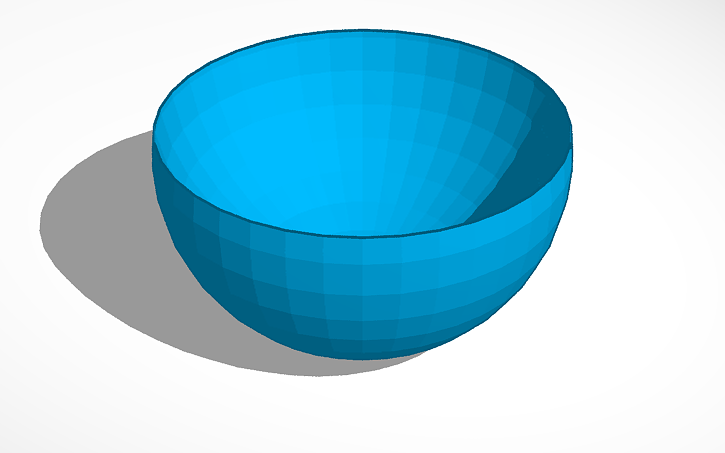 3D design bol - Tinkercad