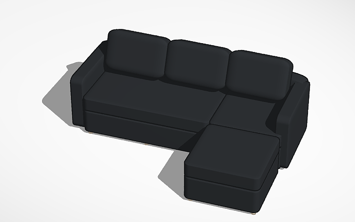 3D design sofa - Tinkercad
