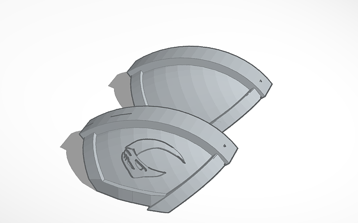 3D design Mando Shoulder Armor | Tinkercad