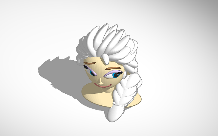 3D design frozen elsa - Tinkercad