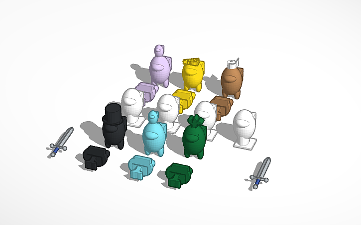 3D design among us - Tinkercad