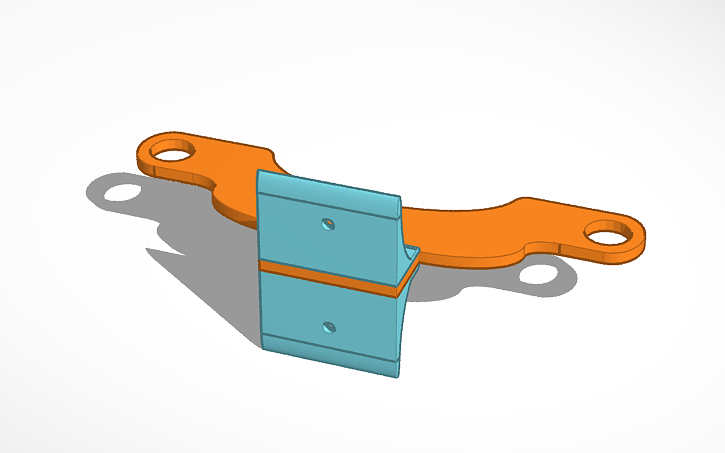 3D design Volvo V40 Headrest mount - Tinkercad