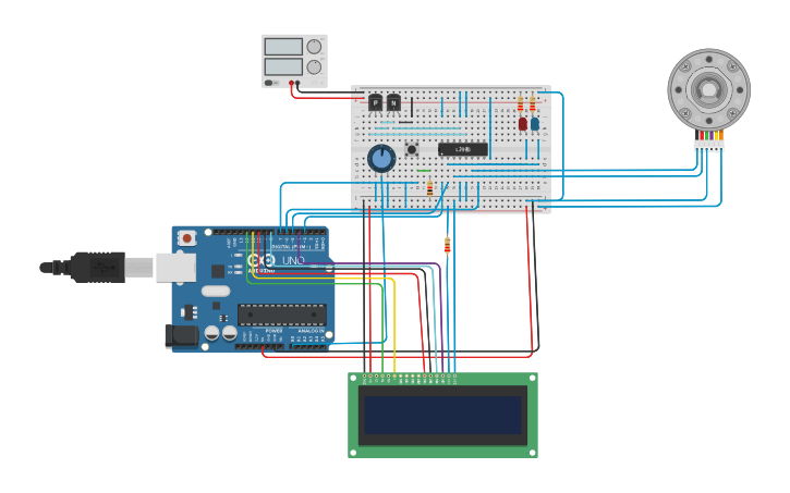 Circuit design CONTROL DE VELOCIDAD Y DIRECCIÓN PARA MOTOR DE C.C ...