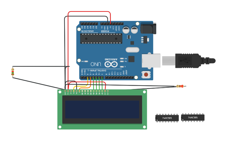 Circuit Design Copy Of Arduino Digital Clock Without Rtc Module Tinkercad