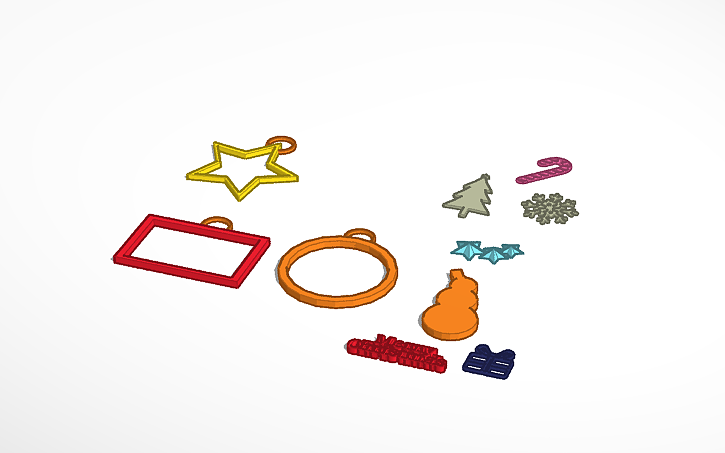 3D design 12/1-Christmas Ornament base | Tinkercad