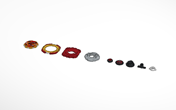 3D design Destiny Phoenix shine missile - Tinkercad