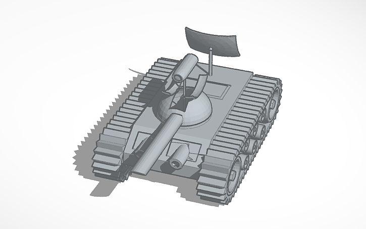 3D design tank - Tinkercad