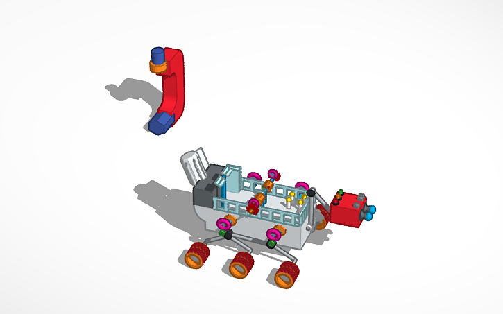 3D design rover - Tinkercad