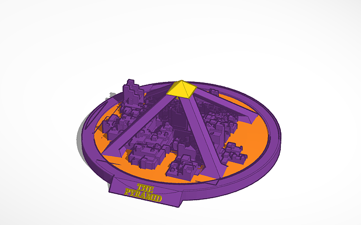 3D design Fortnite- The Pyramid - Tinkercad