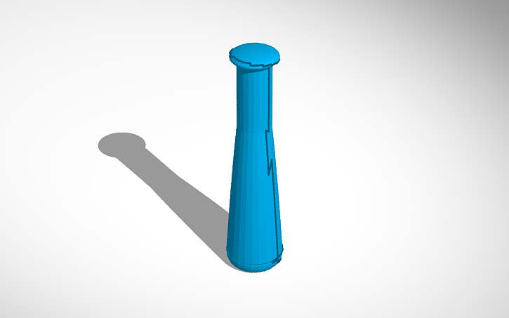 3D design baseball bat - Tinkercad