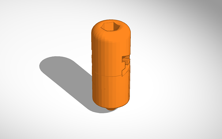 3D design pen cap | Tinkercad