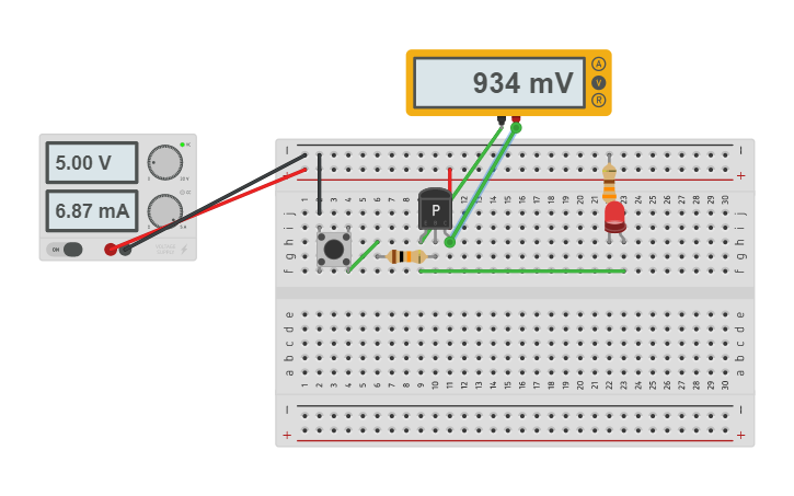 Circuit design Exercise 1b Method2 | Tinkercad