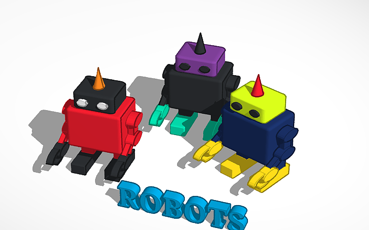 3D design Robots - Tinkercad