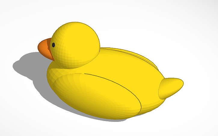 3D design Duck :) - Tinkercad