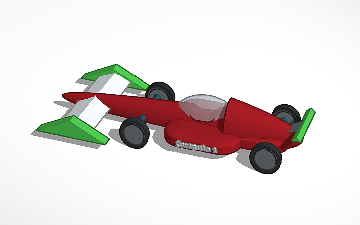 3D design Formula 1 | Tinkercad
