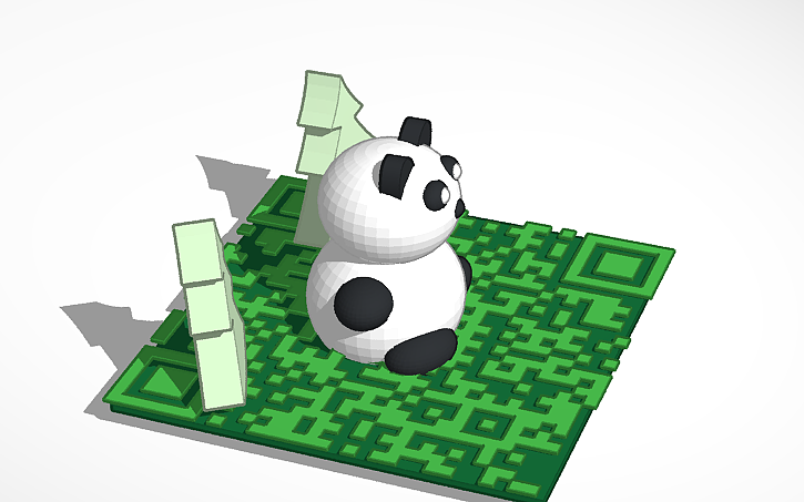 3D design PANDA - Tinkercad