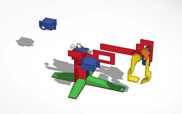 3d Design Robotic Arm By Ab Tinkercad