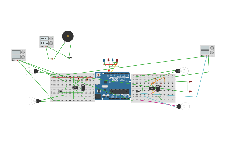 Circuit design proyecto parte 2 | Tinkercad