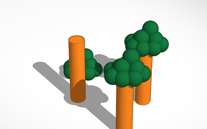 3D design tree trunk | Tinkercad