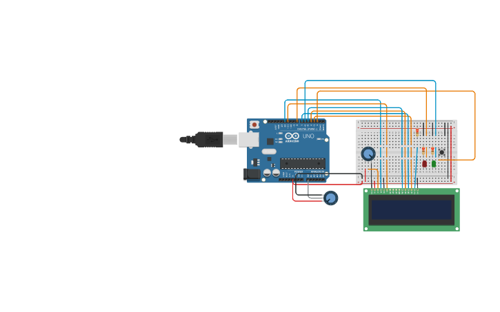 Circuit design ATMega328p - Tinkercad