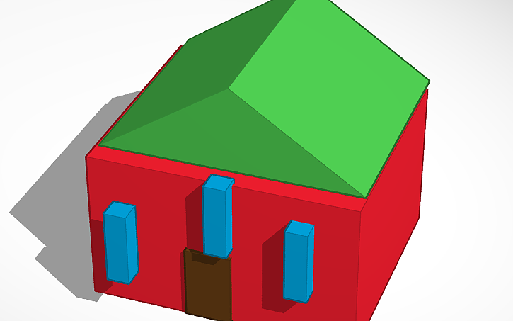 3D design Hot dog house - Tinkercad