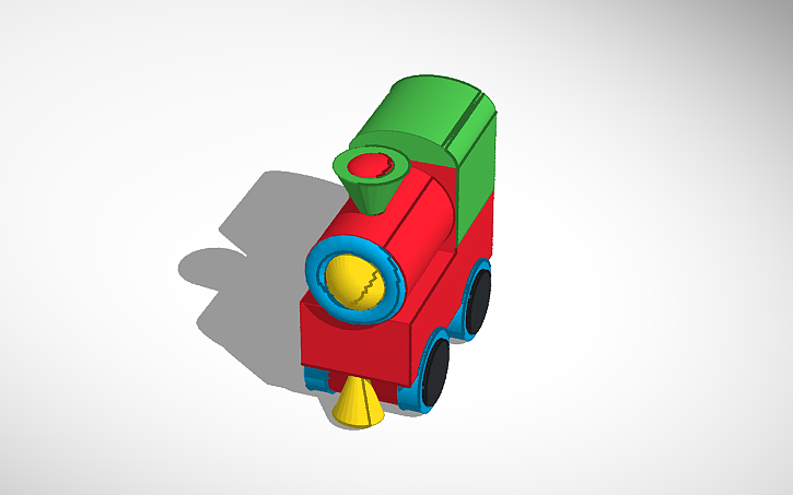 3D design Train - Tinkercad