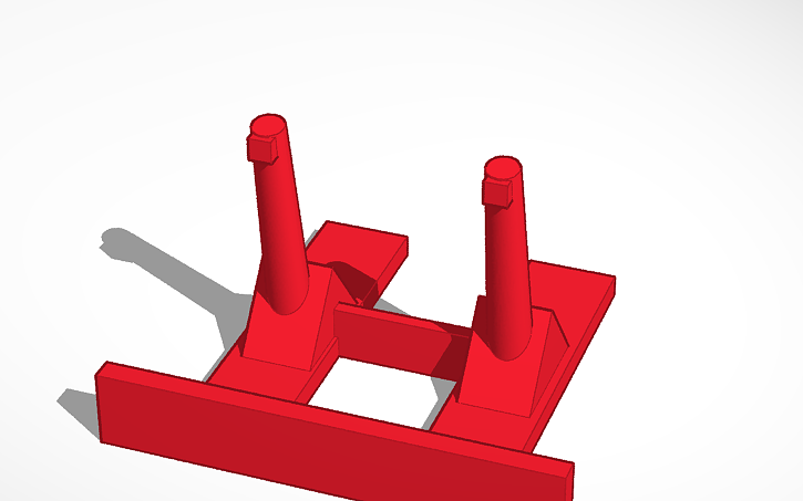 3D design picture stand - Tinkercad