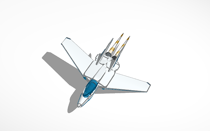 3D design F98-1 [fighter jet] - Tinkercad