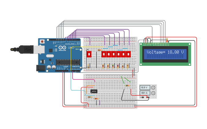 Circuit Design Multi Meter Tinkercad