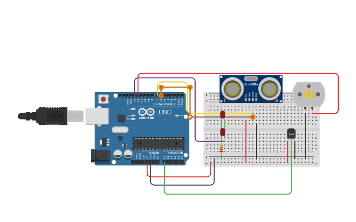 Circuit design CLOSE LOOP COMPLEX - Tinkercad