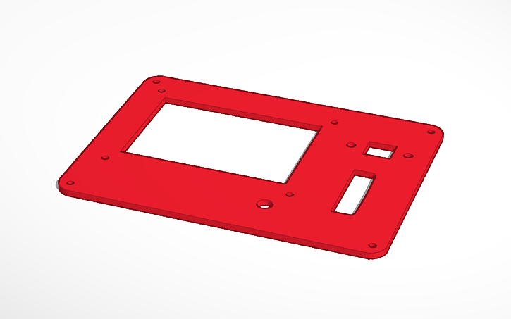 3D design Front_Panel | Tinkercad
