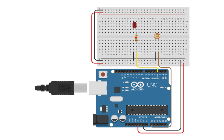 Circuit design Control PID - Tinkercad