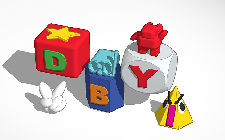 3D design DyBi - Block | Tinkercad