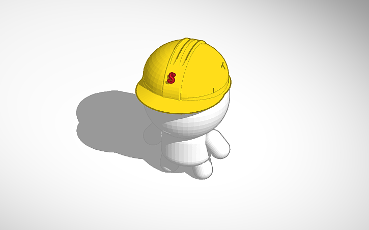 3D design Construction Man - Tinkercad