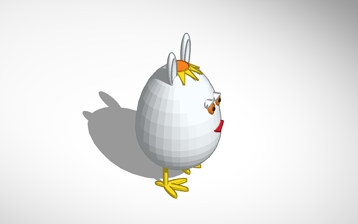 3D design Ahmad Al-Ghzawi_Chicken Egg | Tinkercad