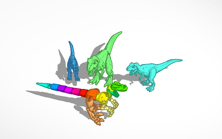 3D design Dinosaur - Tinkercad
