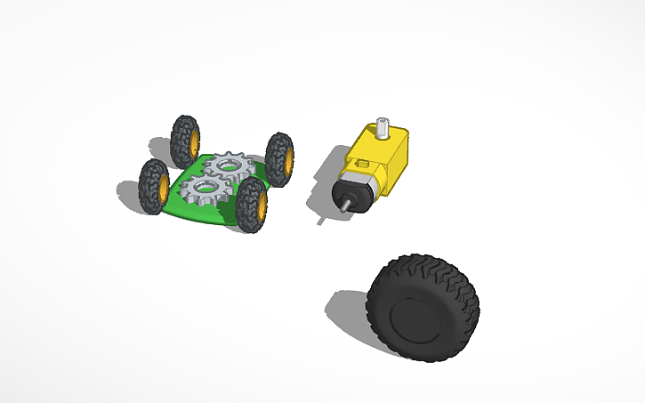 3D design motor - Tinkercad