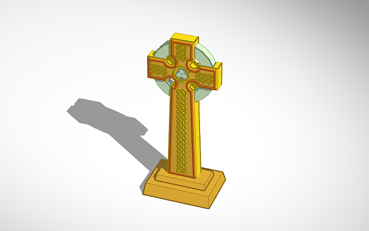 3D design CELTIC CROSS | Tinkercad