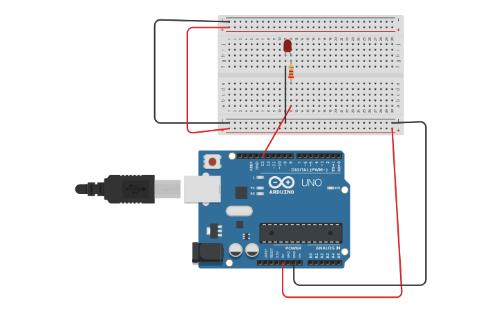 Circuit design EX07 | Tinkercad