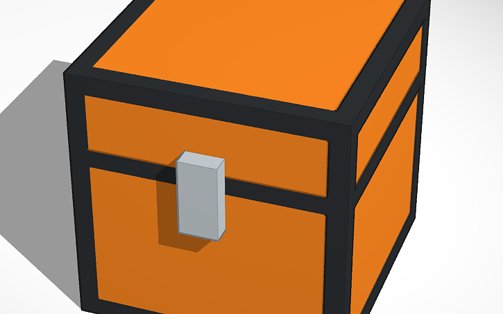 3D design Chest (Minecraft) - Tinkercad